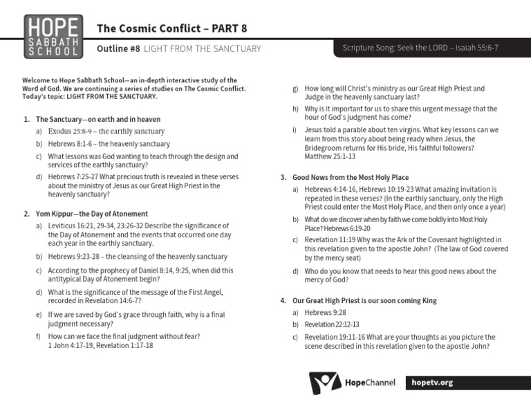 Lesson 7 | PDF | Epistle To The Hebrews | Yom Kippur