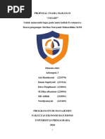 Contoh Proposal Usaha Makanan | PDF | Bisnis