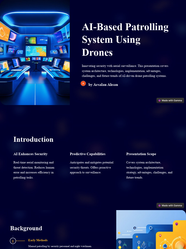 AI Based Patrolling System Using Drones | PDF | Artificial Intelligence | Intelligence (AI ...