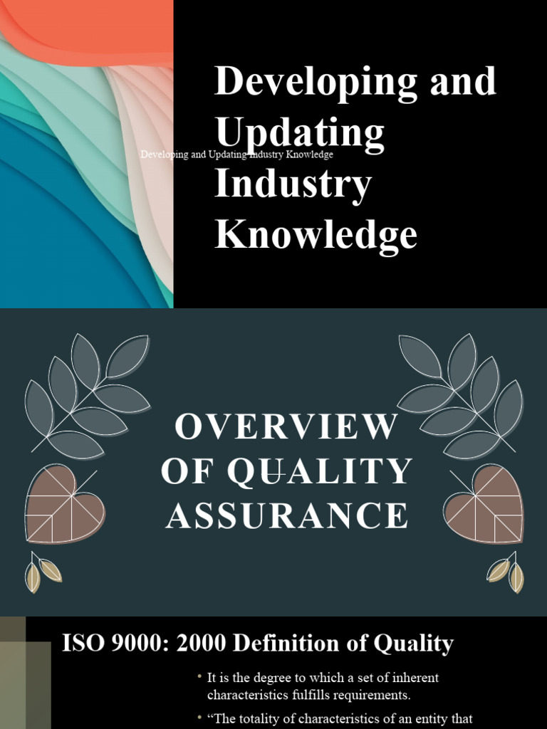 Quality Assurance Principles and Practices | PDF | Quality (Business ...