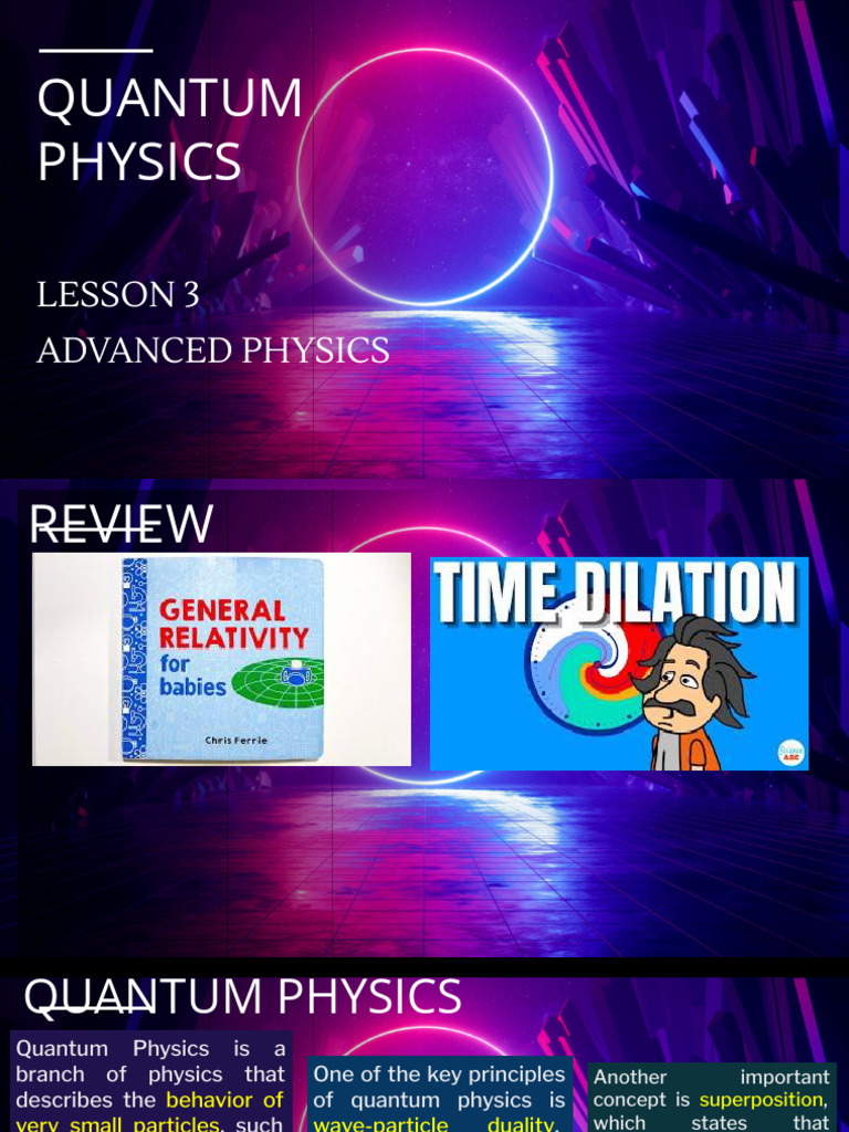 Adv - Physics Lesson-3 Quantumphysics | PDF | Laser | Photon