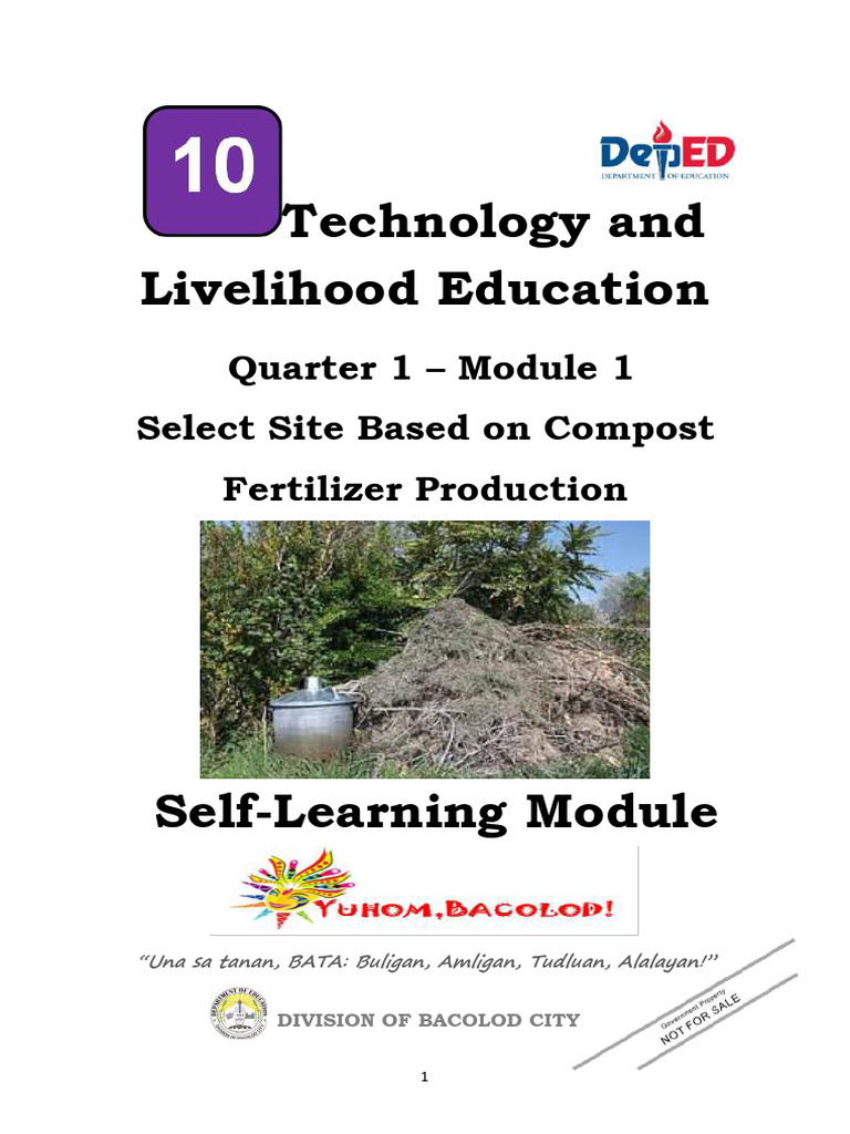 TLE 10 Agri Q1 M1 | PDF | Compost | Mulch