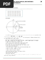Fórmulas do Arco Duplo na Trigonometria | PDF | Trigonometria | Matemática
