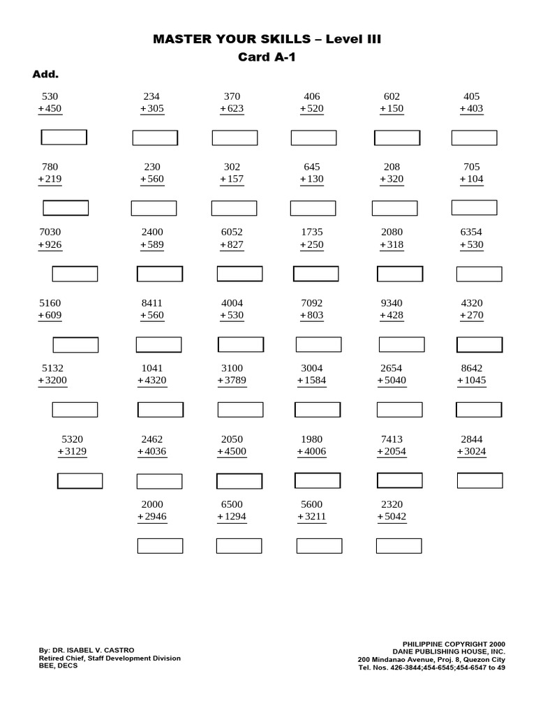 Master Your Skills Level Iii | PDF