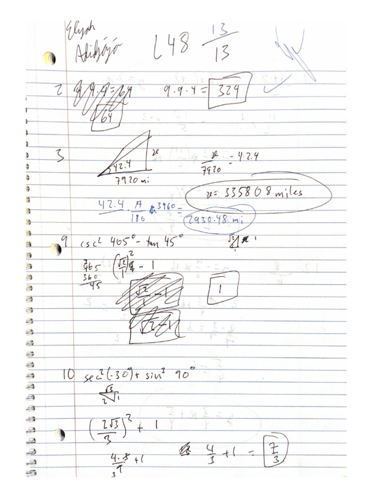 1-3-23 Math | PDF
