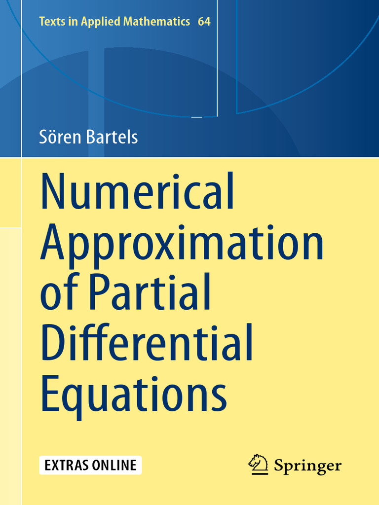 Dokumen Pub Numerical Approximation Of Partial Differential Equations 1st Ed 3319323539 978