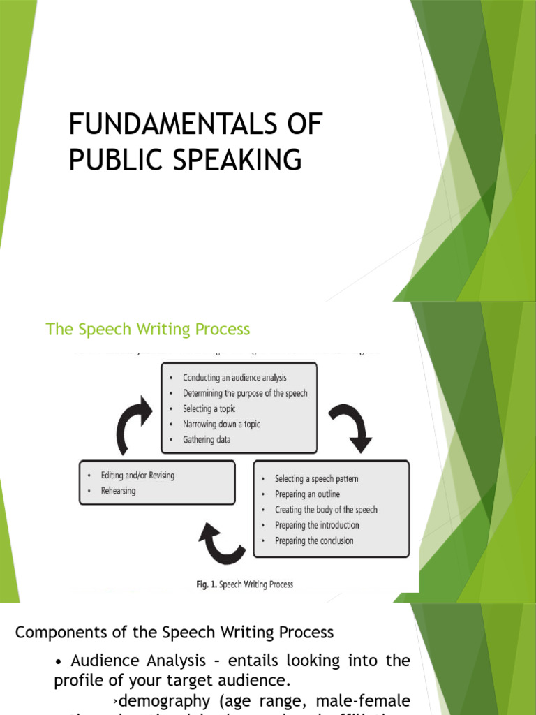 Fundamentals of Public Speaking | PDF | Public Speaking | Target Audience