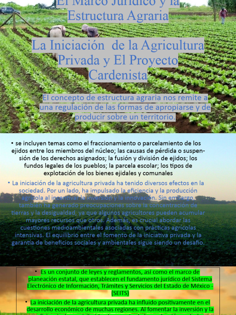 Presentación | PDF | Agricultura | Reforma agraria