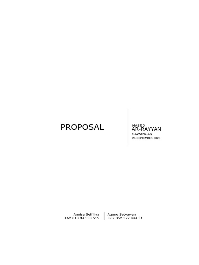 DJA - MASJID AR-RAYYAN - r1 | PDF