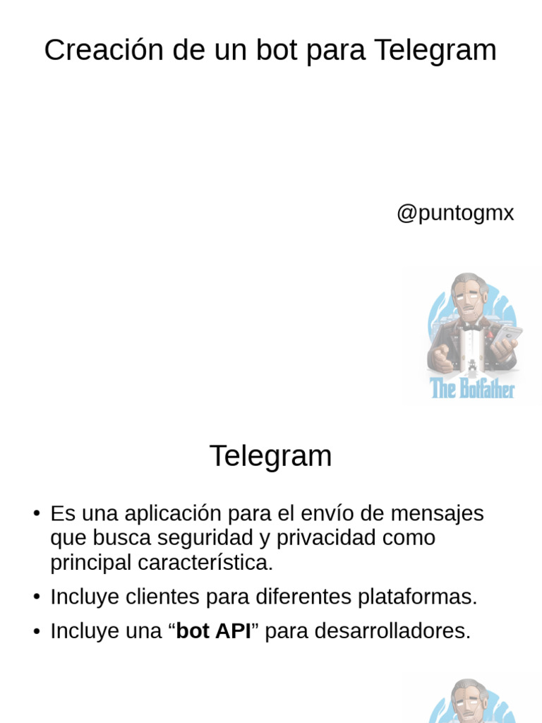 Guía para Crear Bots en Telegram | PDF | Internet Bot | Json