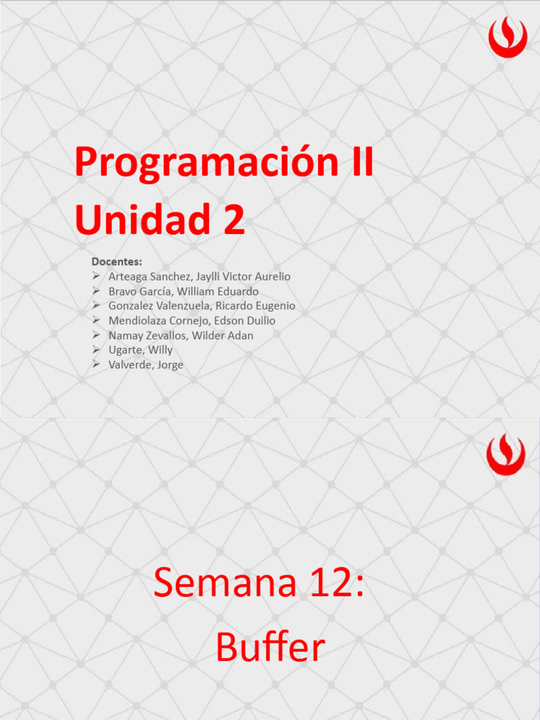 Semana 12-Buffer | PDF | Informática | Ciencias de la Computación