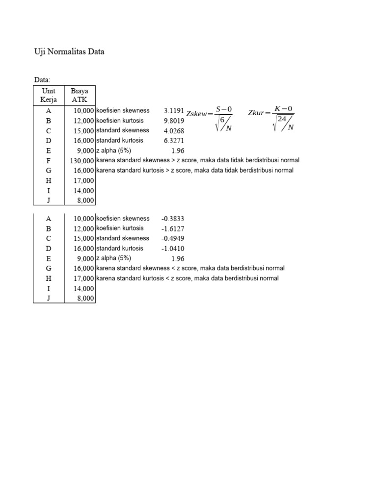 Contoh Analisis Data Kuantitatif | PDF