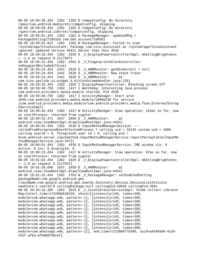 Log | PDF | Computer Architecture | Operating System Technology