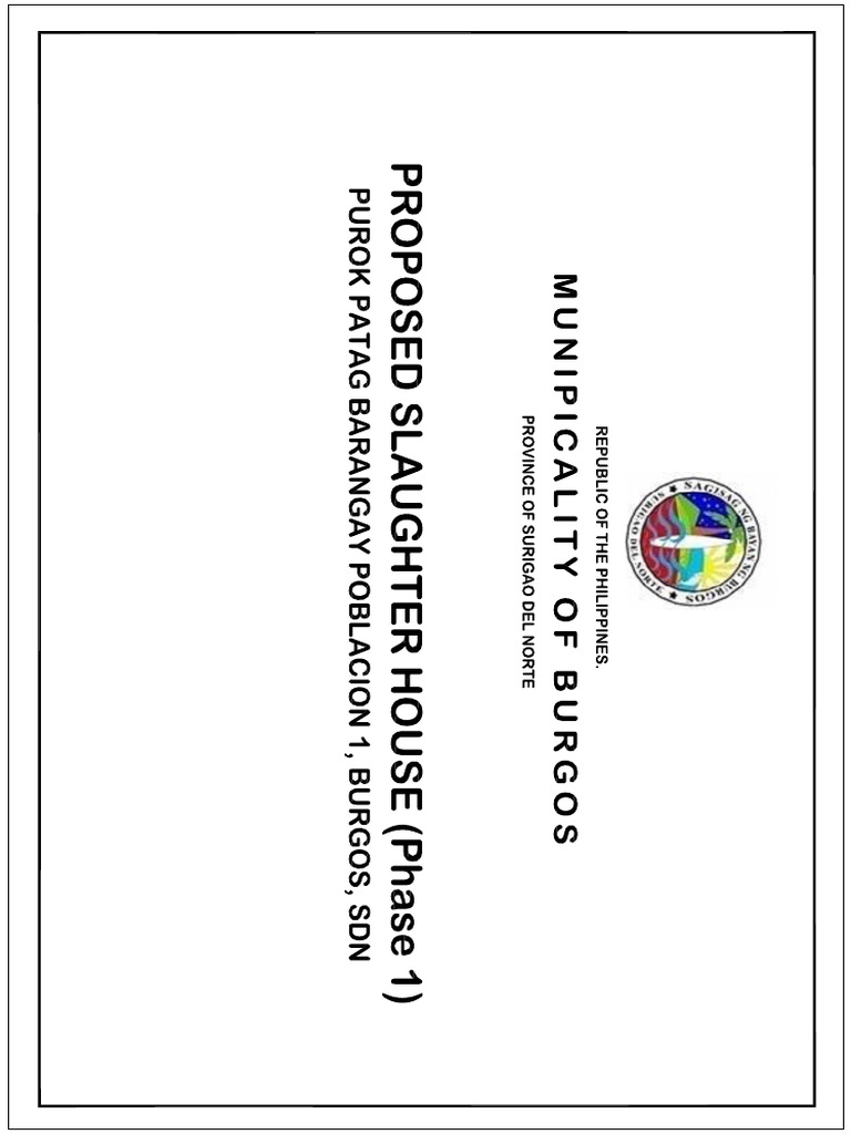 Slaughter House Plan | PDF