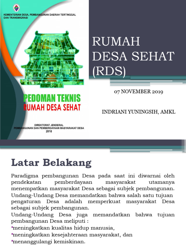 Rumah Desa Sehat | PDF