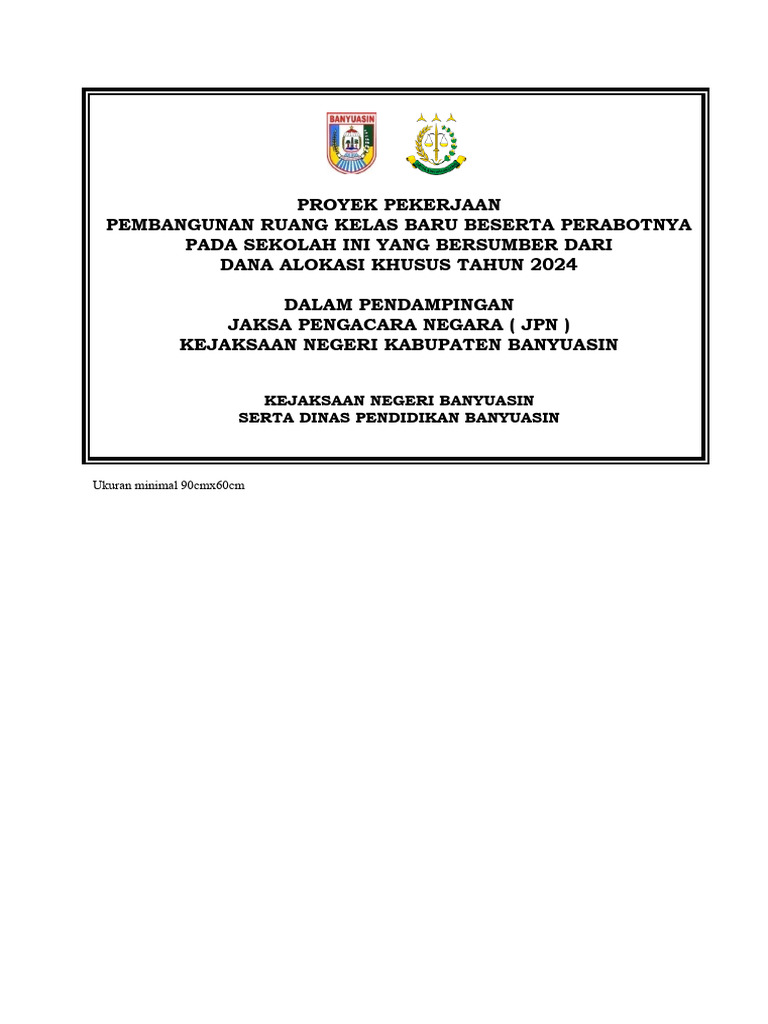 Banner Jaksa Pengacara Negara | PDF