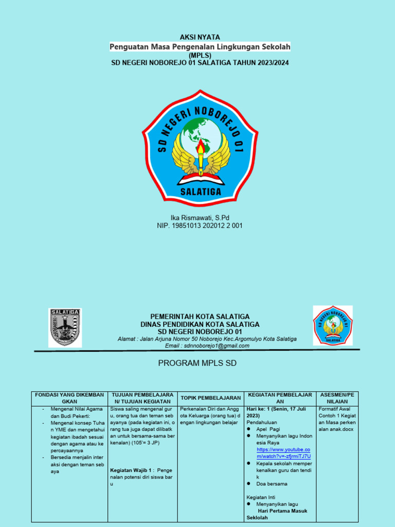 Materi MPLS Kelas 1 Tahun 20232024 | PDF