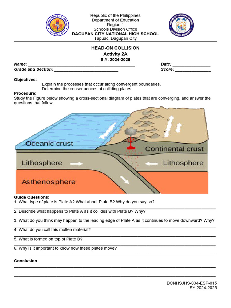 Activity 2A Head On Collision | PDF
