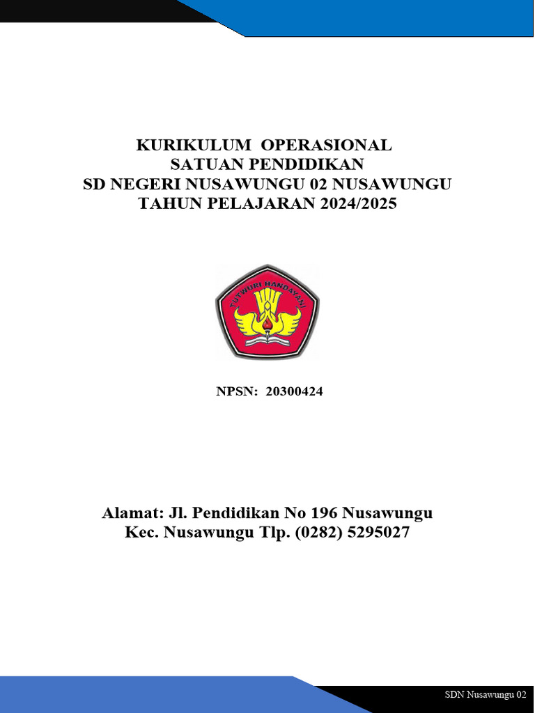 Kosp 2024 2025 Nusawungu2 | PDF