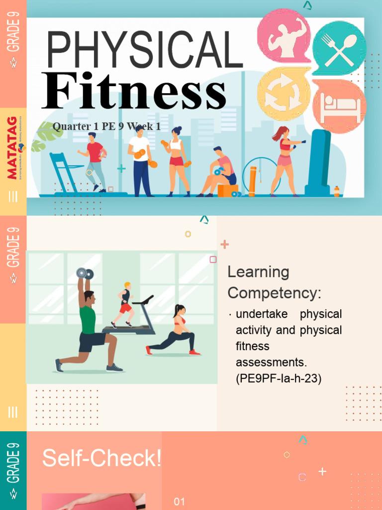 Q1 PPT-PE 9-Wk1 (Physical Fitness) | PDF | Balance (Ability) | Physical Fitness