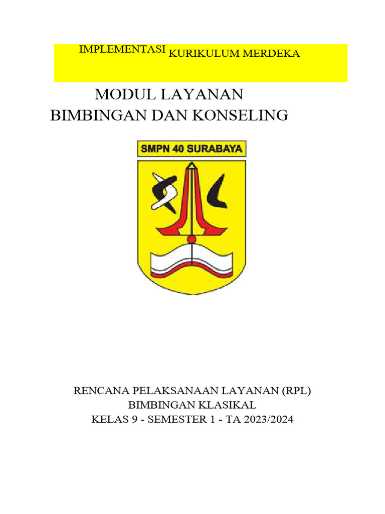 Modul Ajar BK | PDF