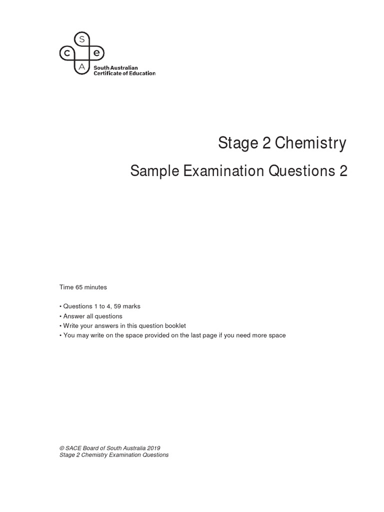 2018 Sample Chemistry Examination Paper BK2 | PDF | Triglyceride | Soil