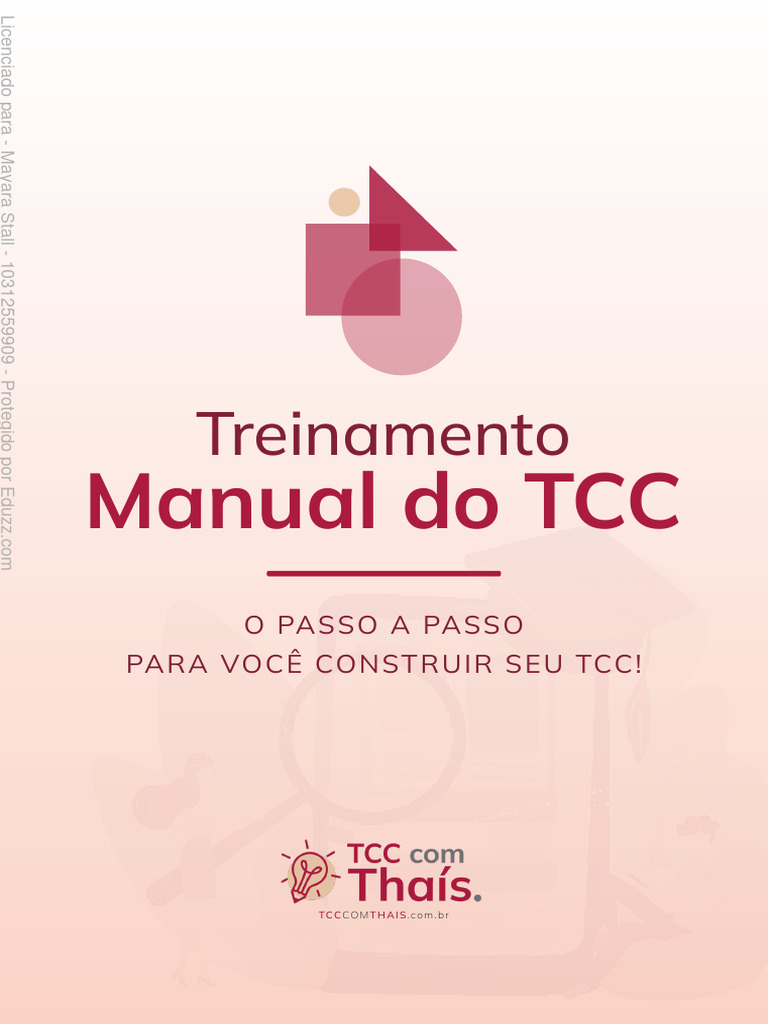 E Book Treinamento Manual Do TCC | PDF | Science
