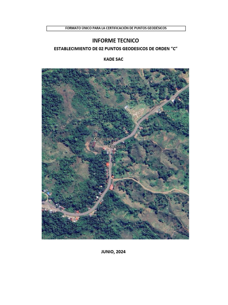 Informe Certificacion Irazola | PDF | Datos geográficos e información | Geodesia