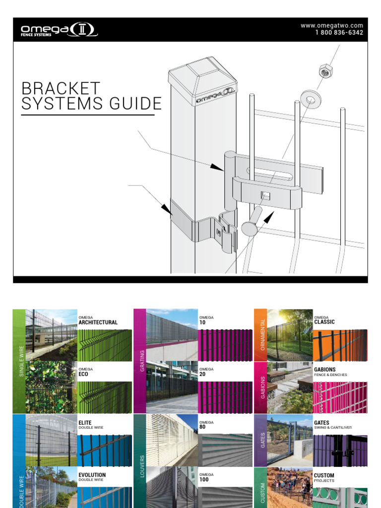 Omega Architectural Bracket Systems Guide | PDF | Screw | Galvanization