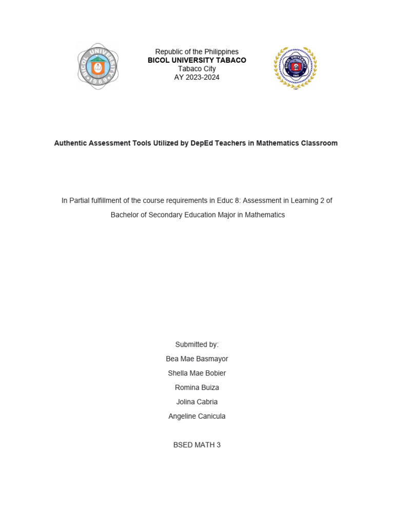 Mini Case Study 1 Pdf Educational Assessment Learning