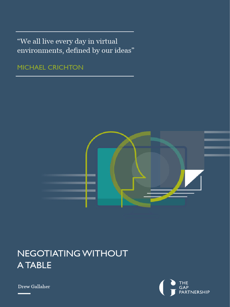 Negotiating Without A Table English | PDF | Negotiation | Thought