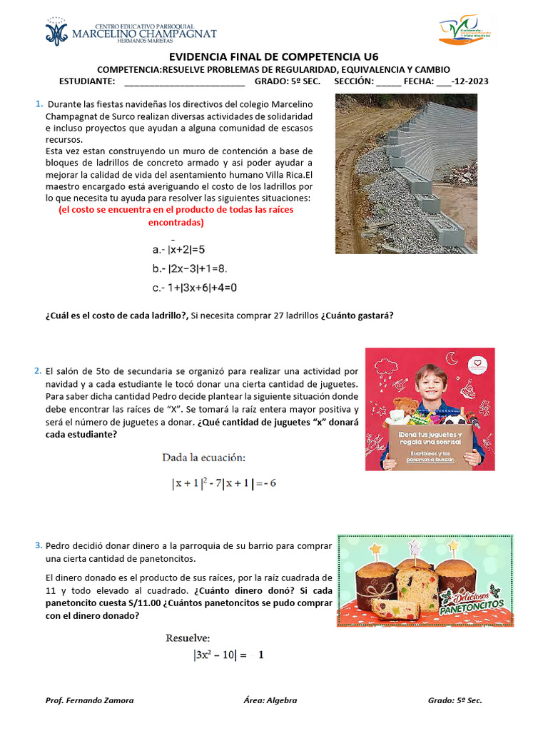 Resuelve Problemas de Regularidad, Equivalencia y Cambio-1 | PDF