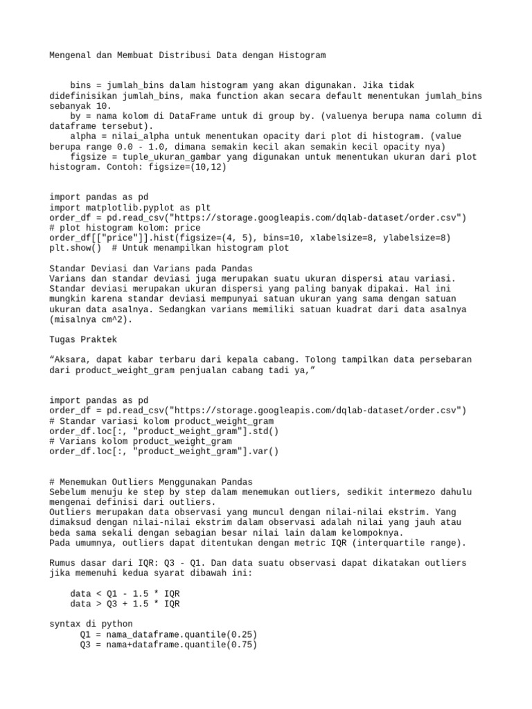 Exploratory Data Analysis Dengan Pandas - Part 2 | PDF Exploratory Data Analysis Dengan Pandas - Part 2 | PDF