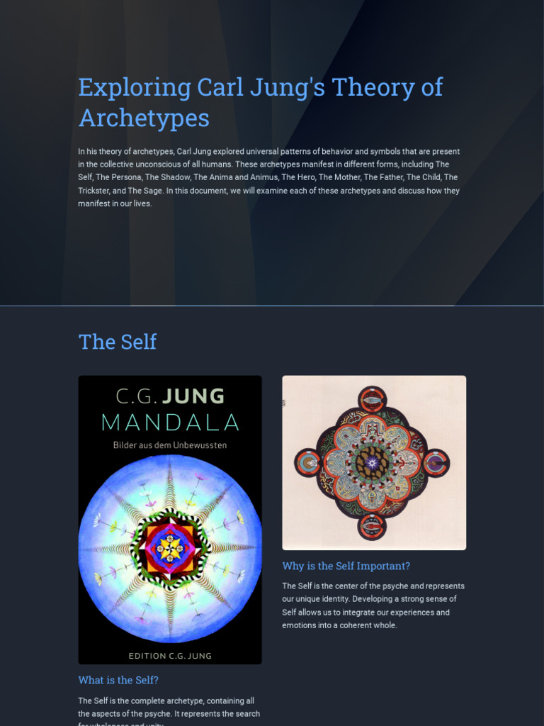 Archetypes | PDF | Shadow (Psychology) | Archetype
