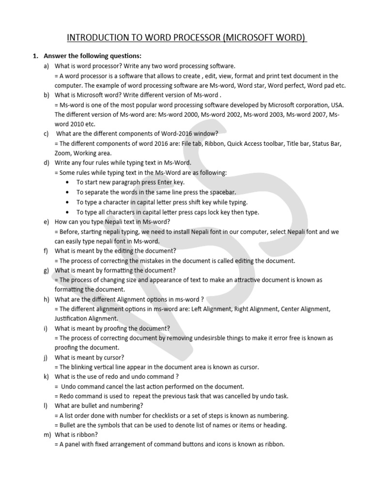 Introduction to Microsoft Word Basics | PDF | Microsoft Word | Word Processor