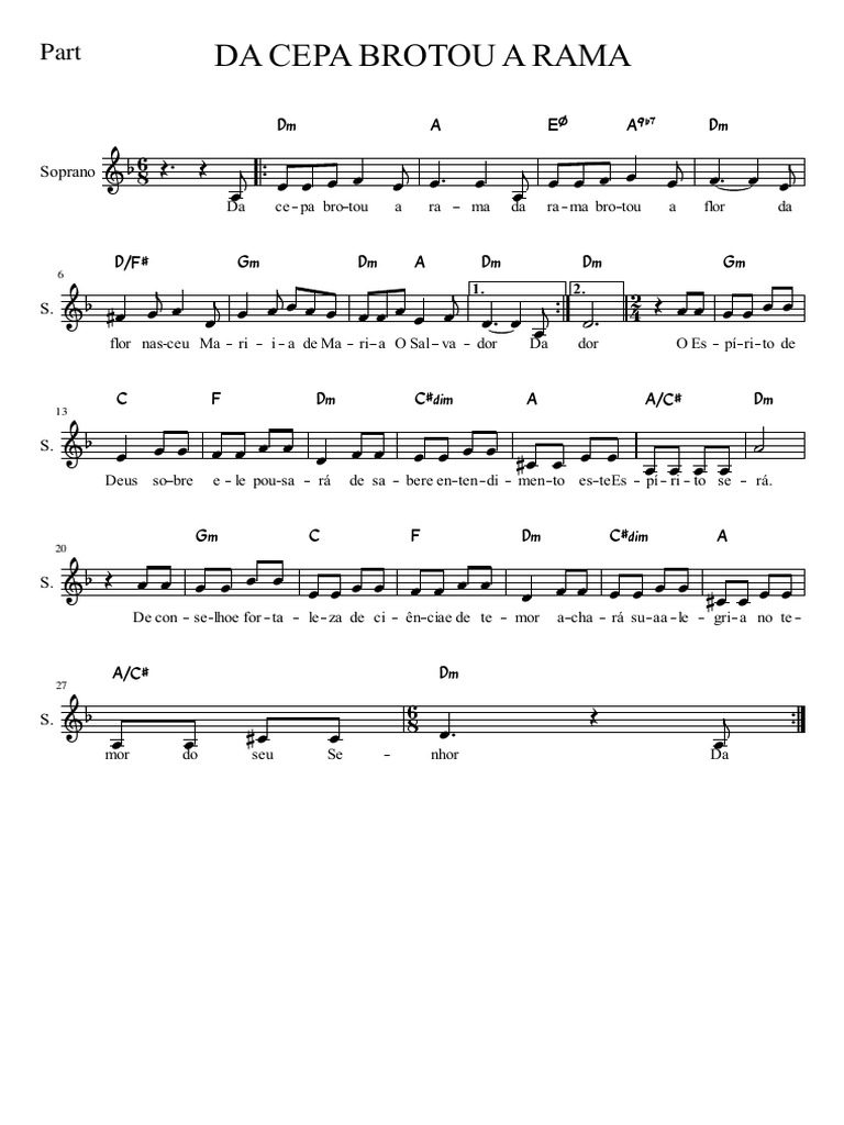 Da Cepa Brotou A Rama | PDF