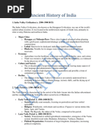 Ancient History Detailed Study Notes CDS2025 | PDF | Ancient India ...