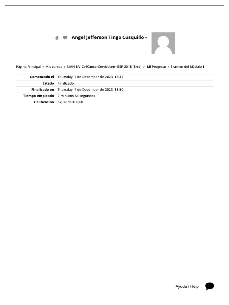 Angel Je Erson Tingo Cusquillo: Ayuda / Help | PDF | Infección ...