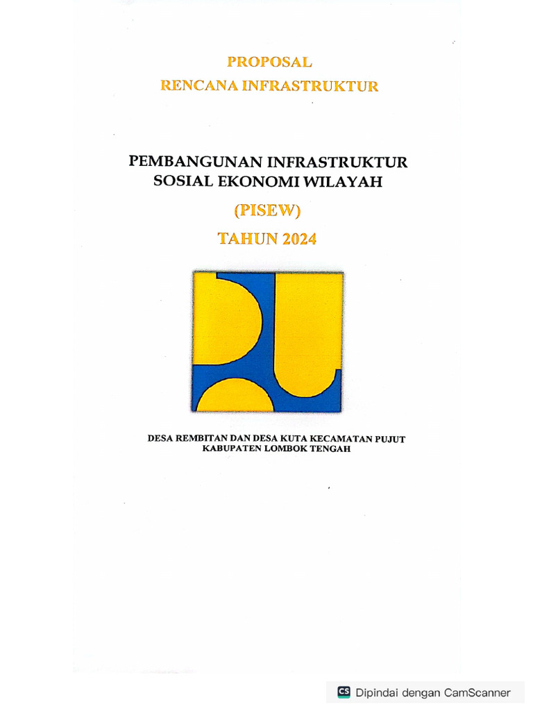 Proposal PISEW Desa Rembitan 2024 | PDF