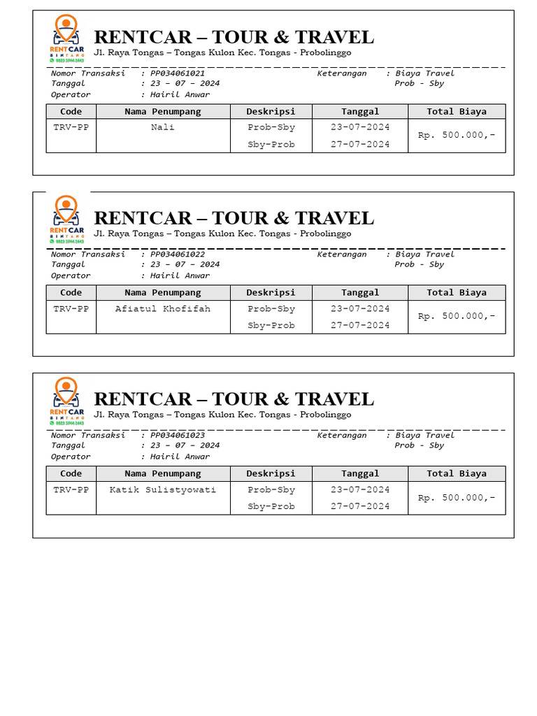Nota Travel | PDF