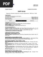 Herbicida Agricola ZethaMaxx Bula | PDF | Agricultura | Voo