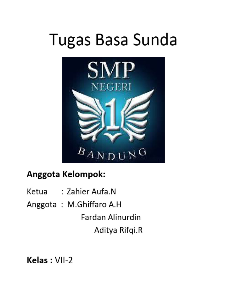 Tugas Basa Sunda | PDF