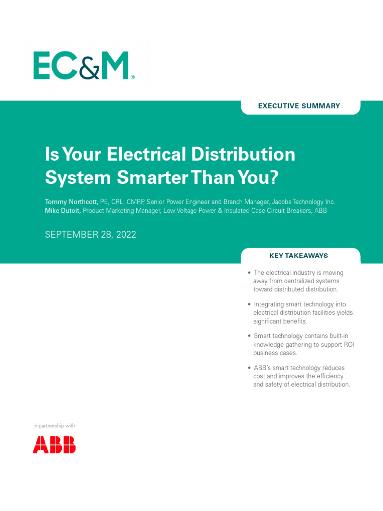 EC&C - Es Su Sistema de Distribucion Electrica Mas Inteligente Que ...