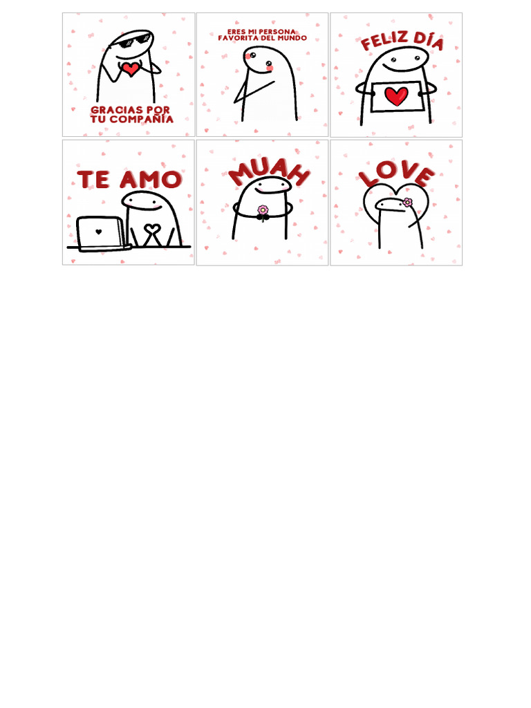 Lapbook 6 Razones Por Las Que Te Amo | PDF