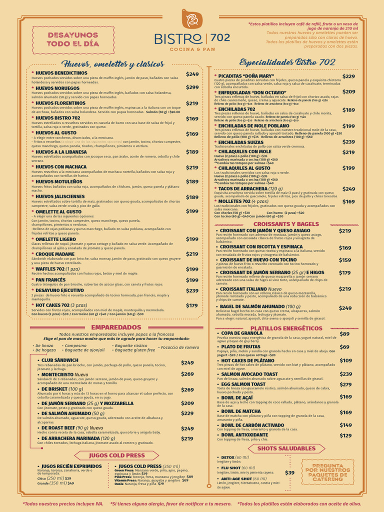 Carta Completa Bistro 2024 3 | PDF | ensalada | Postres