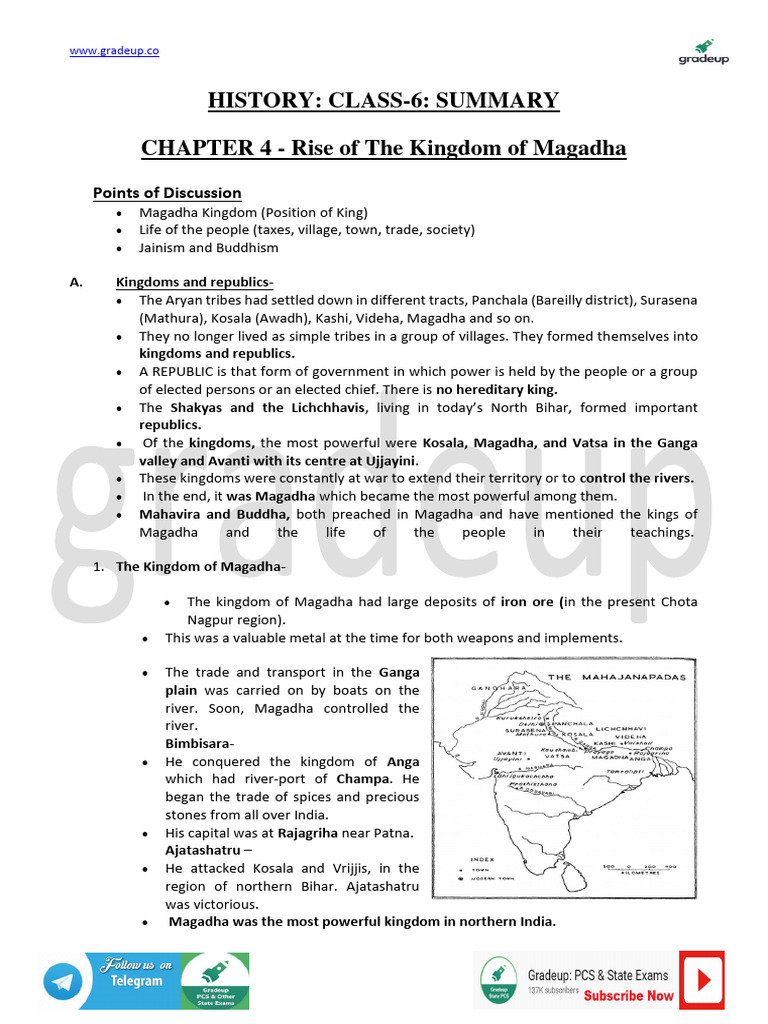 History Class6 Chap4 English 51 | PDF | Ahimsa | Indian Religions