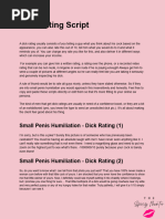 Sample Sexting Scripts | PDF | Self-Improvement | Religion & Spirituality