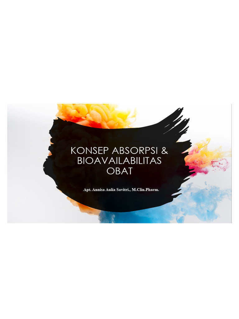 p2. Konsep Absorbsi Rute Pemberian Obat | PDF