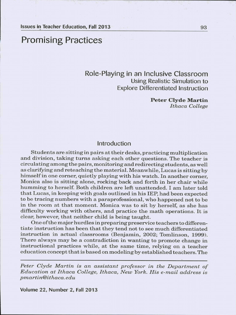Promising Practices | PDF | Differentiated Instruction | Teachers