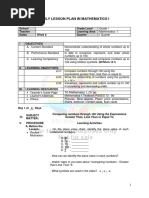 Lesson Plan Compare Numbers To 1 000 000 | PDF | Mathematics | Numbers